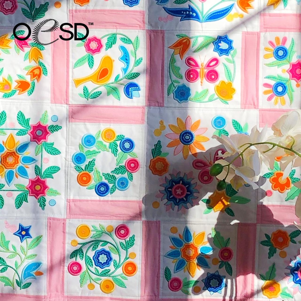 Baltimore Blooms Embroidery Collection – Inspired to Sew