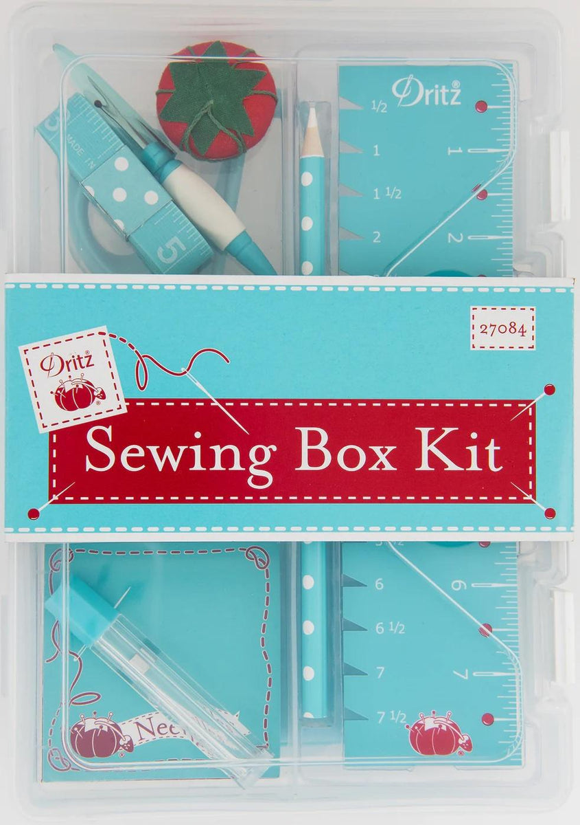 Essential Sewing Box Kit, Blue – Inspired to Sew