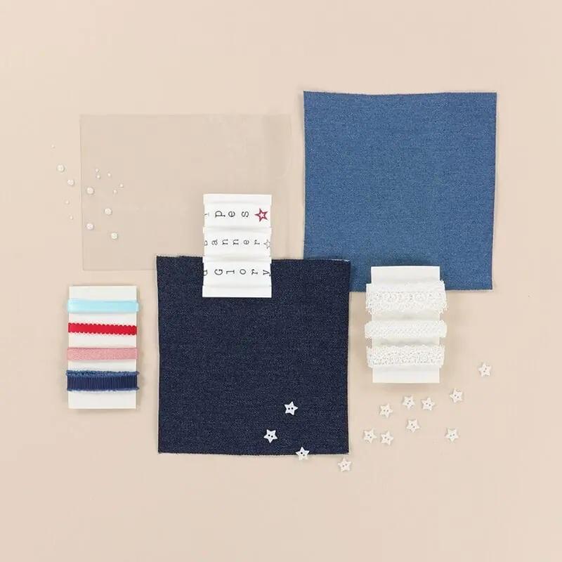 KimberBell Star-Spangled Beauty Ladder Quilt Embellishment Kit