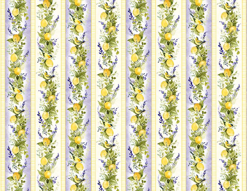 Lav Lemonade: Repeating Stripe