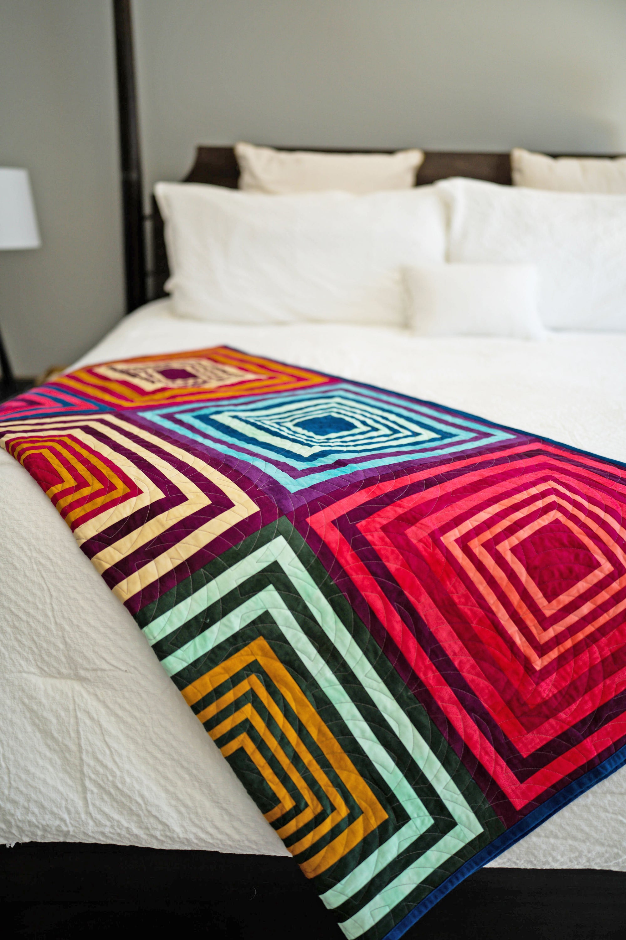 Mod Log Cabin Quilt Kit by Marcia Derse – Inspired to Sew