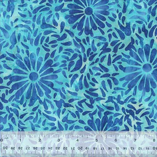 Periwinkle Glow: Aqua Daisy Petals