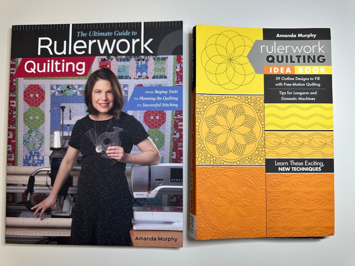 Ruffler Foot BERNINA Amanda Murphy Rulerwork Books Silk Thread Bundle: