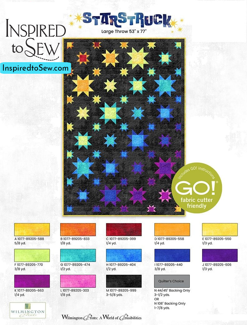 Starstruck Quilt Kit- Dark Background