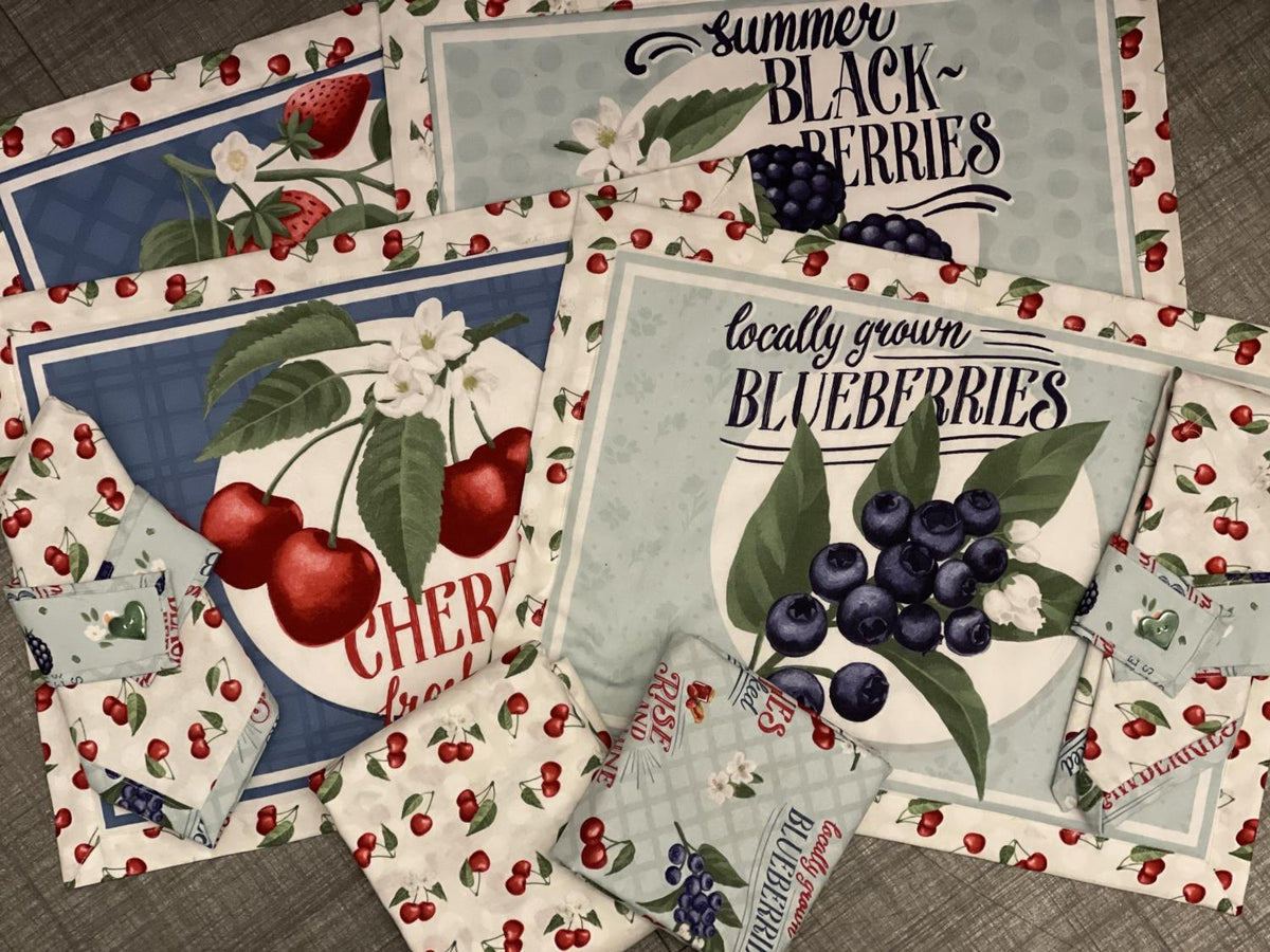 Fresh & Sweet Cherry Placemat Kits