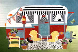 Happy Glamper Bench Pillow & Tablerunner Pattern – Inspired to Sew