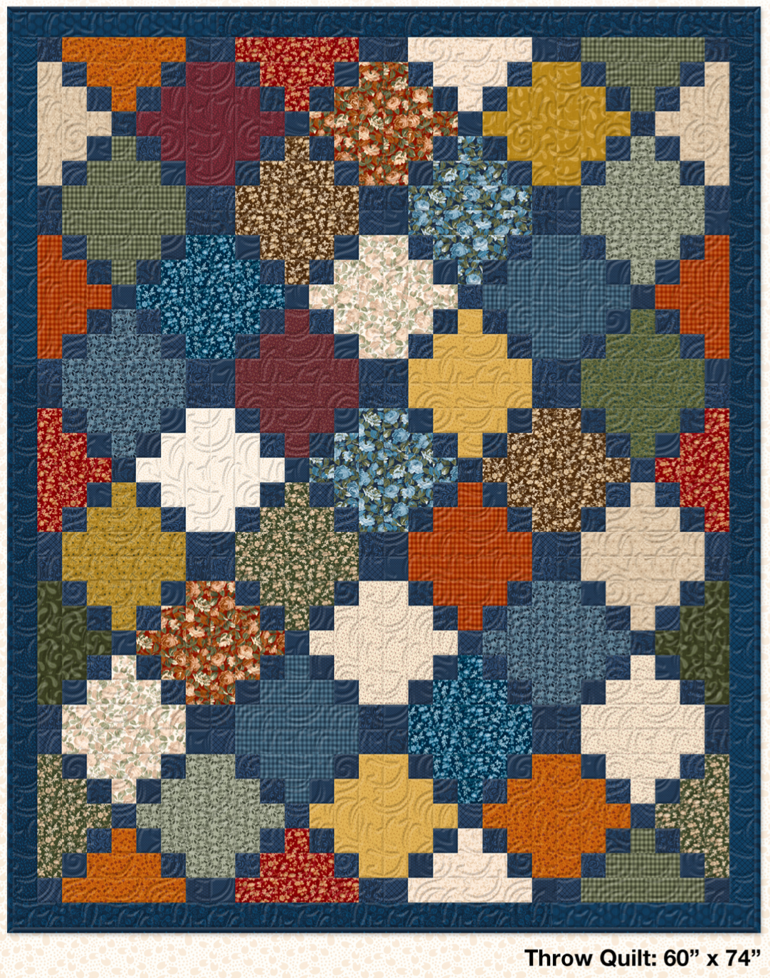 Hidden Blocks Quilt Kit: Featuring Memories Fabric