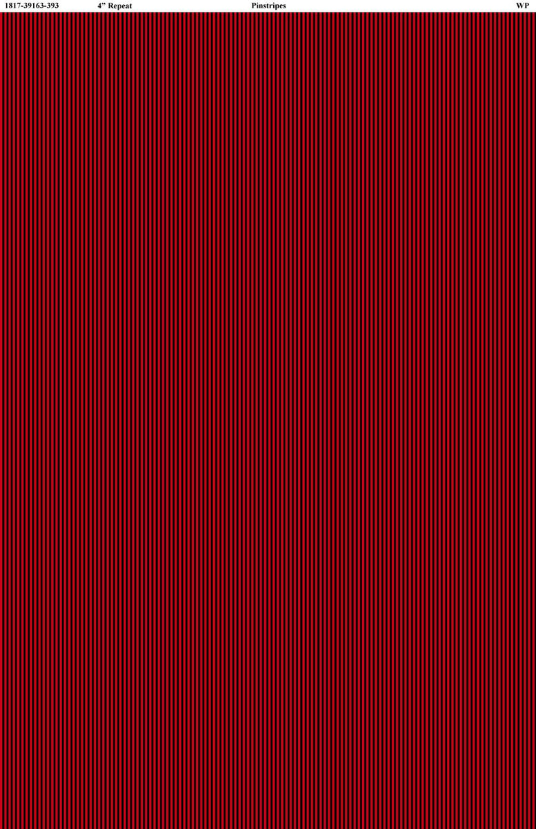 Pinstripes: Red & Black