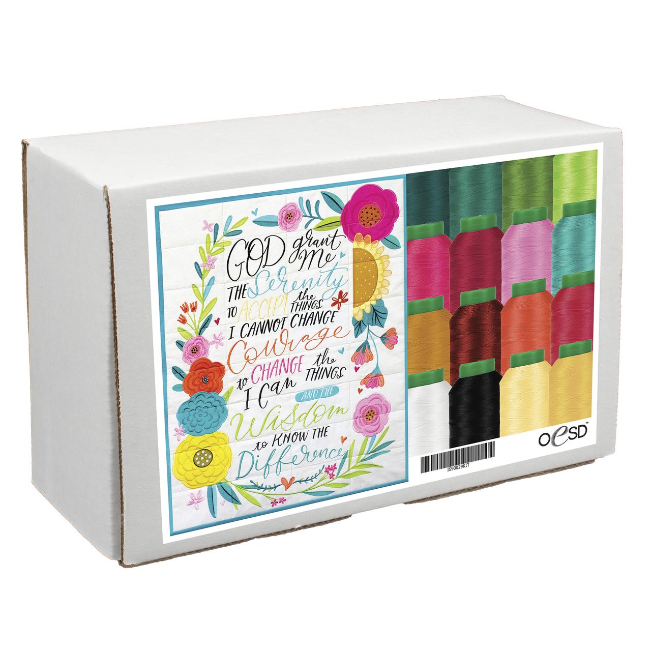 Serenity Prayer Thread Kit by OESD - Isacord Thread