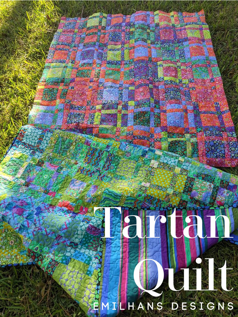 Tartan Quilt Pattern | Emilhans Designs | Inspired to Sew