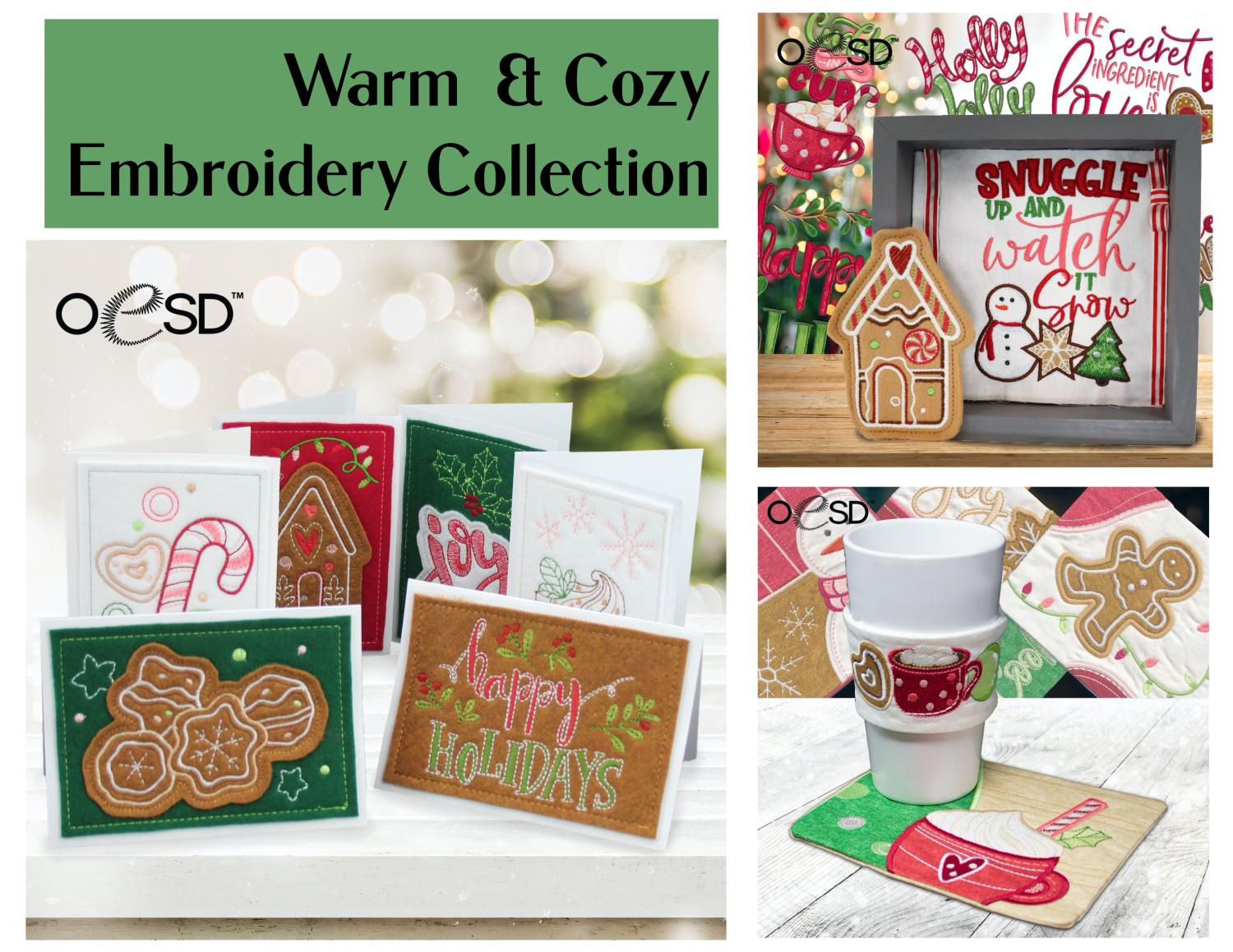 Warm & Cozy Embroidery Collection Set – Inspired to Sew